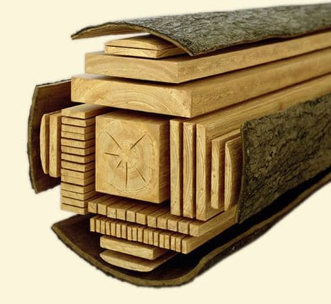 Timber as Building Material - Tree Types, Structure, Processing of Timber