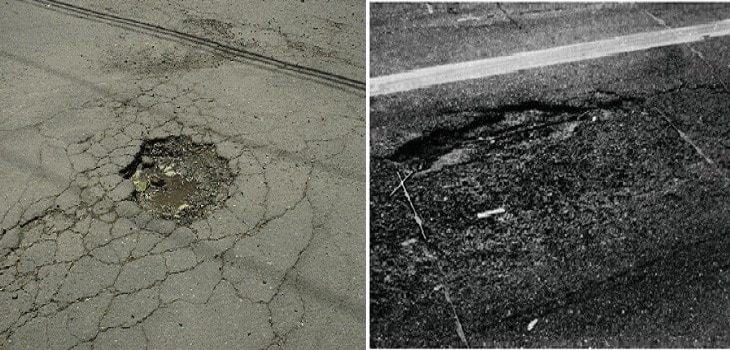 Types of Distress in Bituminous Pavements and their Causes