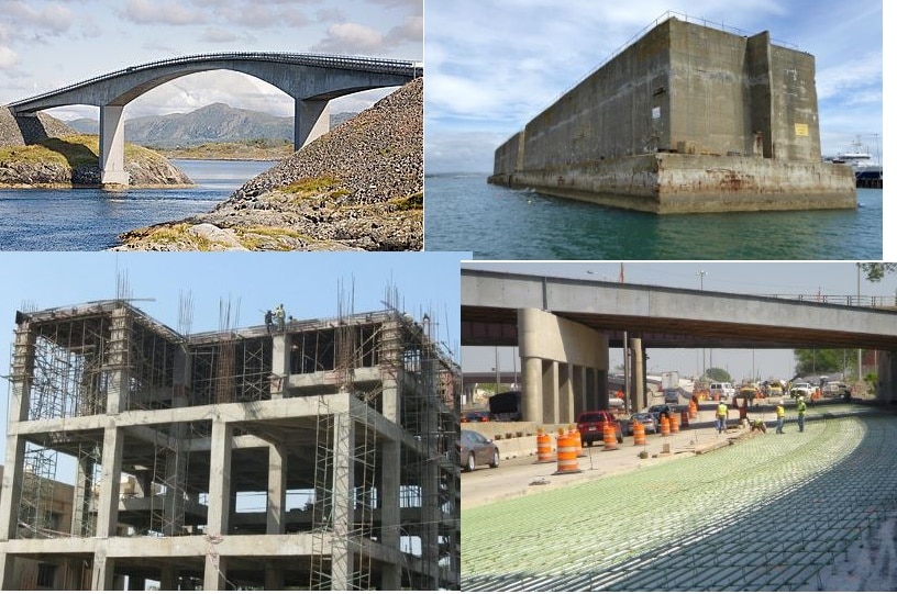 APPLICATIONS OF REINFORCED CONCRETE IN CONSTRUCTION