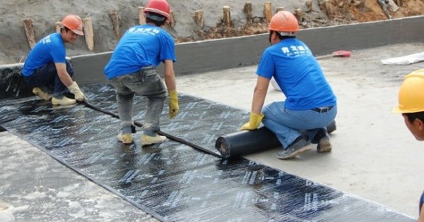 Roof Waterproofing Using Bituminous Waterproofing Membrane