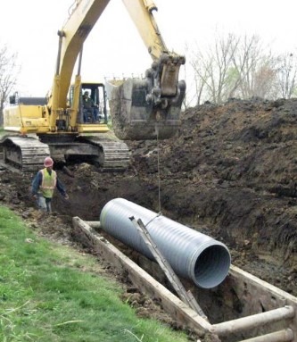 Quality Handling And Installation Of Sewer Sanitary Pipes
