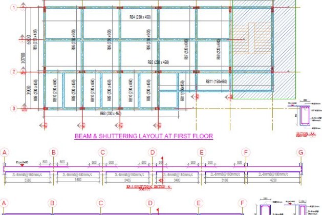 Roof beam Drawing – theconstructor.org