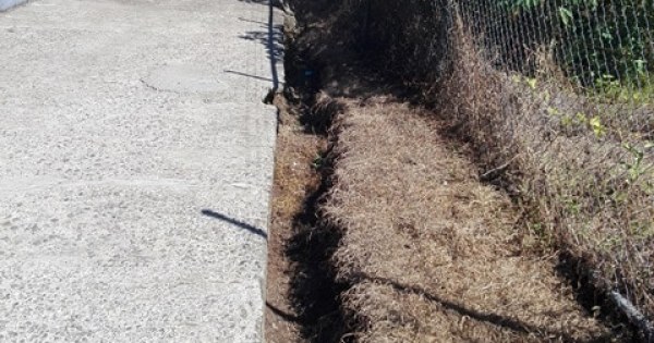 Scouring of subgrade below/adjacent concrete driveway