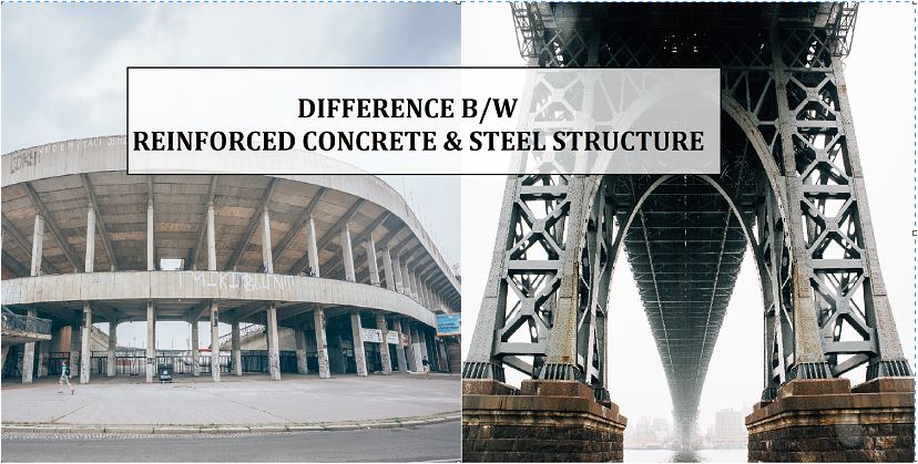 Difference Between Reinforced Concrete (RC) and Steel Structures