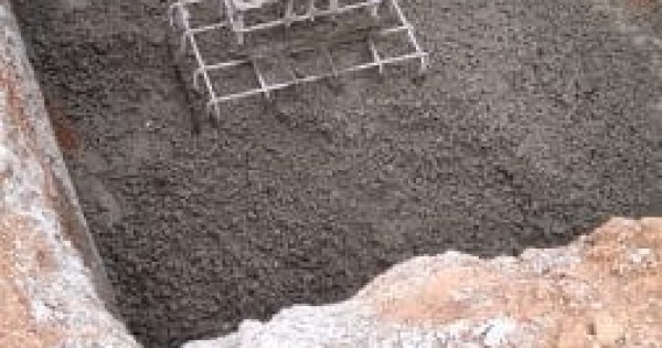 What is grade of PCC used at site?