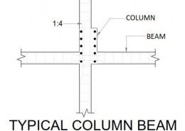 What is the Beam and Column Junction reinforcement details?